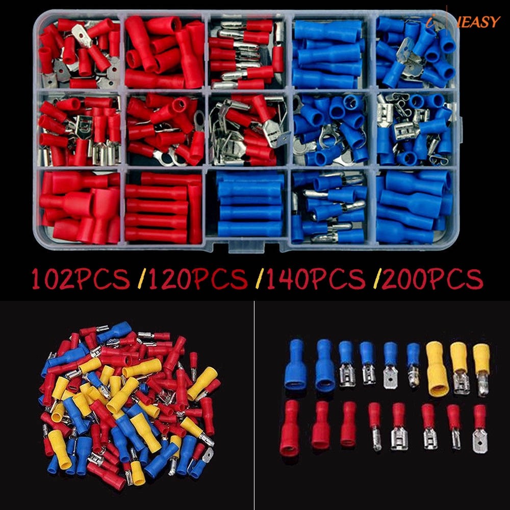 Electrical Assorted Insulated Wire Cable Terminal Crimp Conn | 蝦皮購物