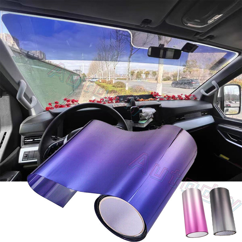 Car Front Windshield Sun Visor Protection Shade Sticker Wind | 蝦皮購物
