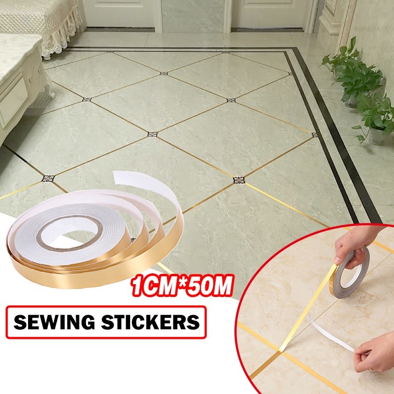50M Seam Line Tile Tape Self Adhesive Tile Sticker Ceramic T | 蝦皮購物