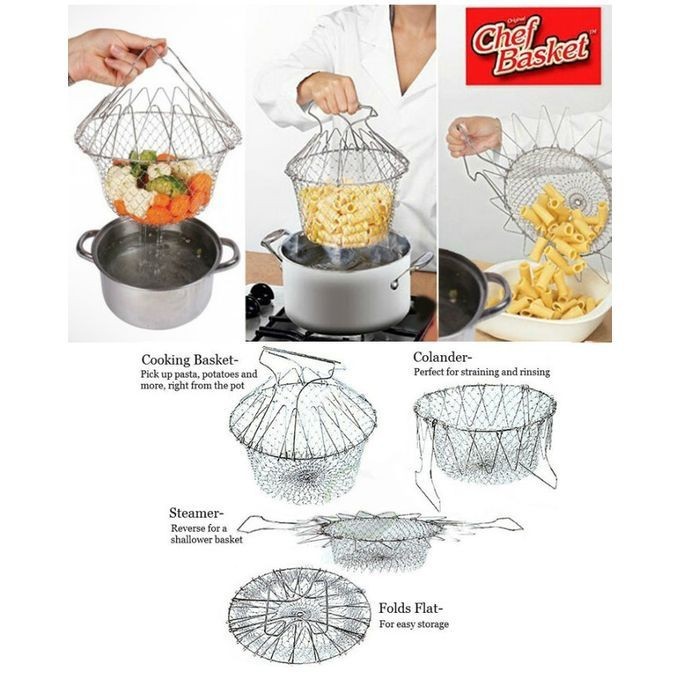 Baket Strainer 12-in-Magic Basket Strainer , Vegetable Drain | 蝦皮購物