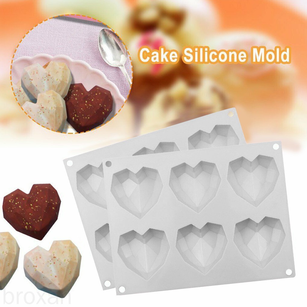 3D Heart Shaped Candy Mould Silicone Mousse Mold DIY Dessert | 蝦皮購物