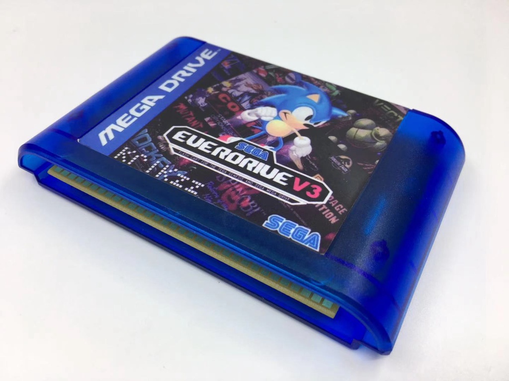 適用於SEGA世嘉第三代EVERDRIVE MD V3遊戲卡MDV3支持遊戲返回目錄跨區玩遊戲支持克隆MD2遊戲機，帶S | 蝦皮購物