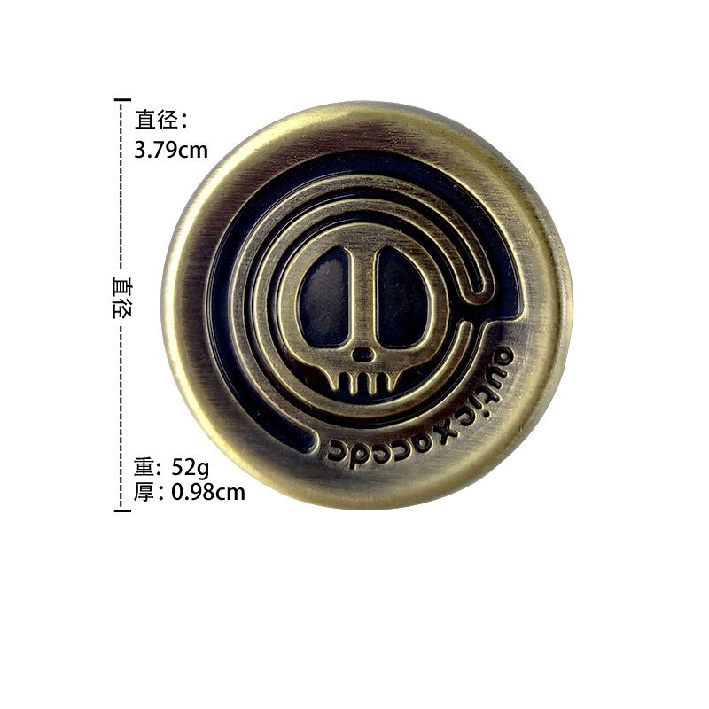 現貨 解壓玩具 手把件 盤玩 惡魔奶蓋黑金白金啪啪幣 edc指尖陀螺 金屬推牌神器解壓小玩具 配件 禮物禮品 | 蝦皮購物