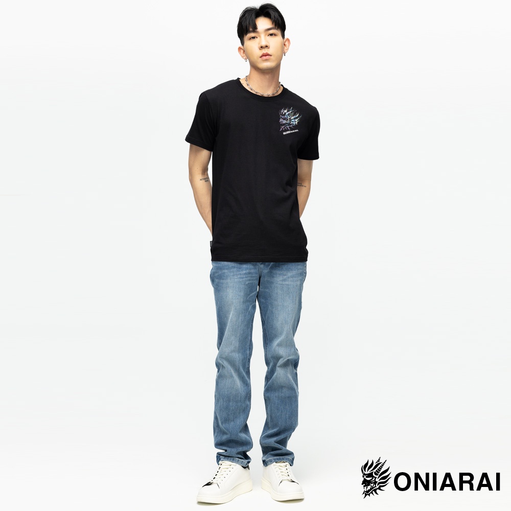 BLUE WAY 鬼洗 ONIARAI - 3D彈力瞬移丹寧小直筒褲 | 蝦皮購物