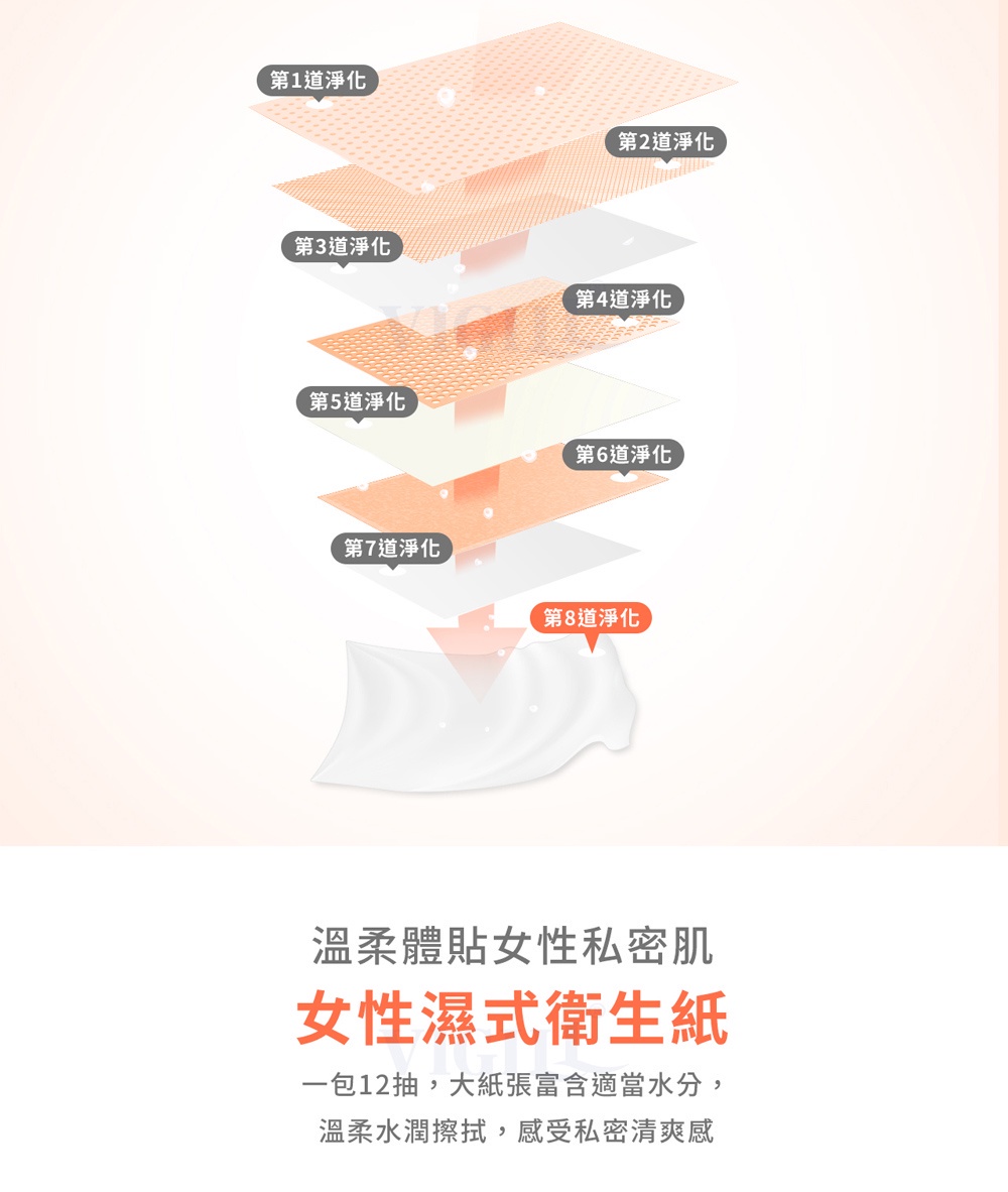 【VIGILL 婦潔】女性濕式衛生紙(新版) 12抽/包 買20送20包-女性衛生紙、私密衛生紙 | 蝦皮購物