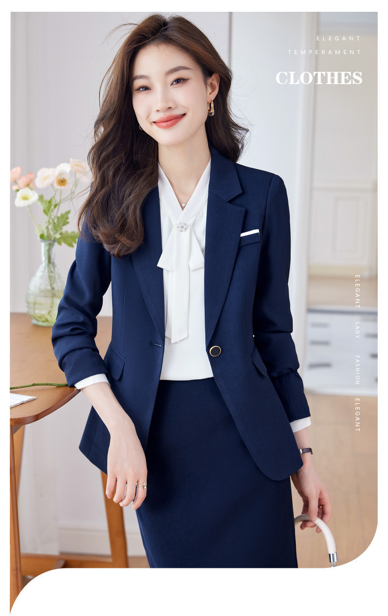 Miguo_職業西裝套裝女 3色 S-4XL 幹練氣質商務正裝 面試西服 工裝酒店工作服 ol裝 大尺碼西裝套裙/褲 | 蝦皮購物