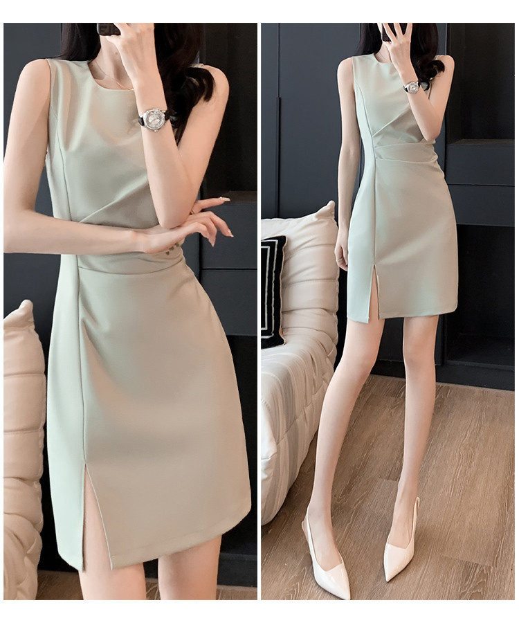 Miguo_高質感職業西裝套裙 3色任選 S-4XL 大尺碼女裝 中袖西裝配寬肩連身裙 職場必備穿搭_59854 | 蝦皮購物