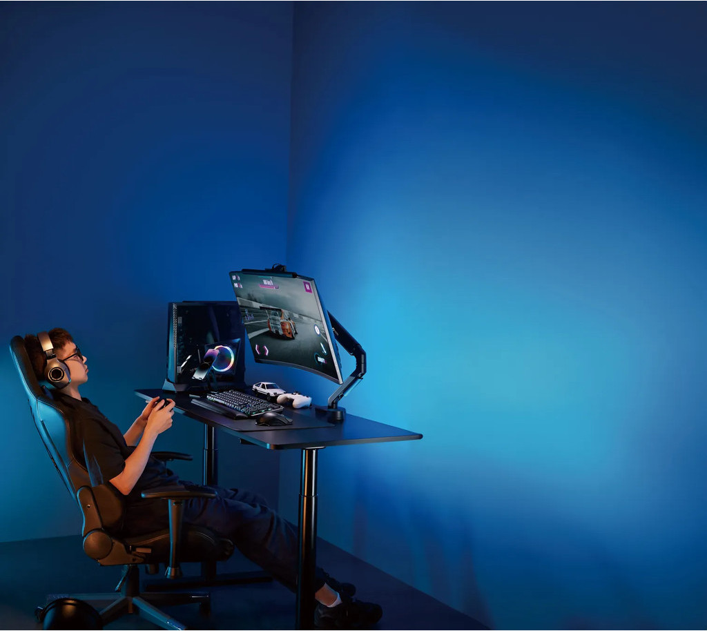 瑞米 Raymii LXT-M1【鋁合金彈簧式螢幕支架】螢幕架/17-32吋/2-9公斤負重/螢幕增高支架/益家科技 | 蝦皮購物