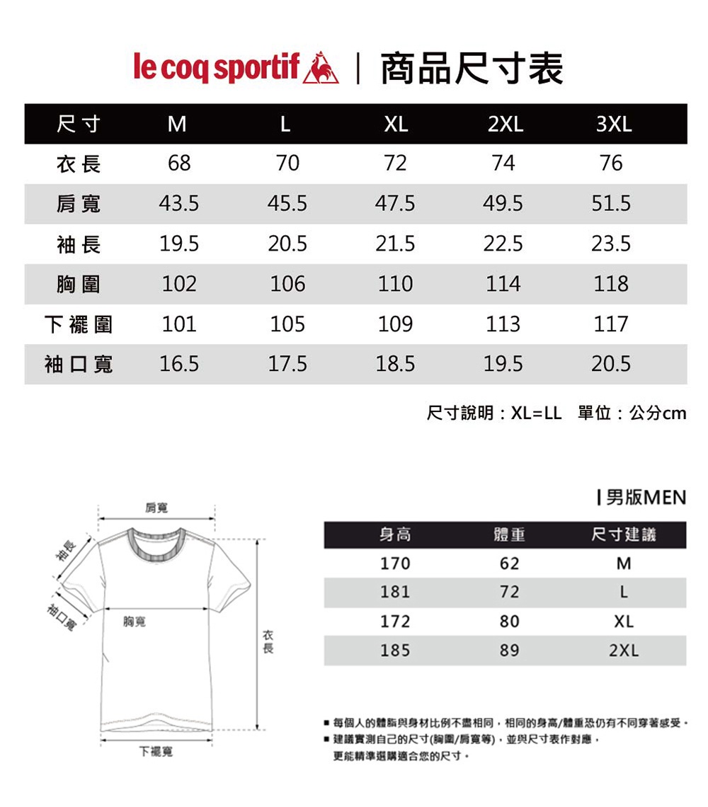 【LE COQ SPORTIF 法國公雞】超值嚴選短袖POLO衫-男款-3色-LOP21149 | 蝦皮購物