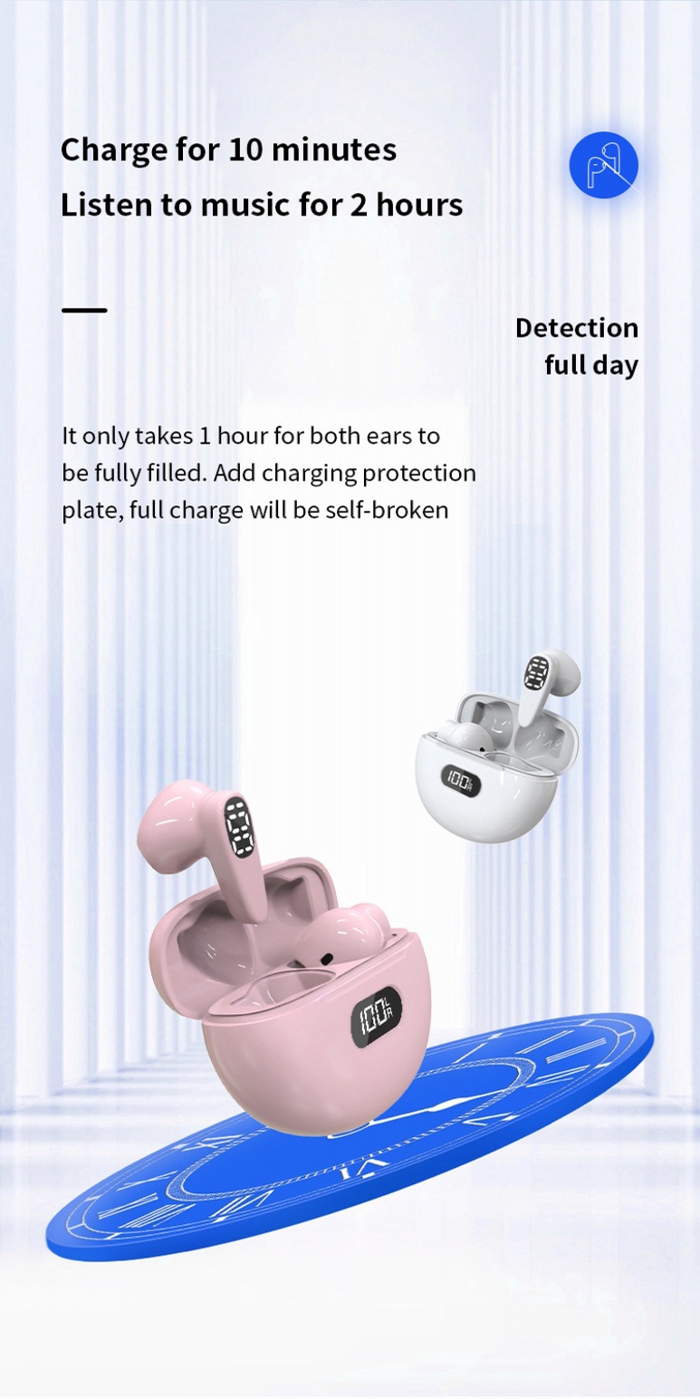 【抖音熱款】首款耳機數顯新品D8藍牙耳機私模TWS觸控真無綫 真立體聲 無綫耳機 | 蝦皮購物