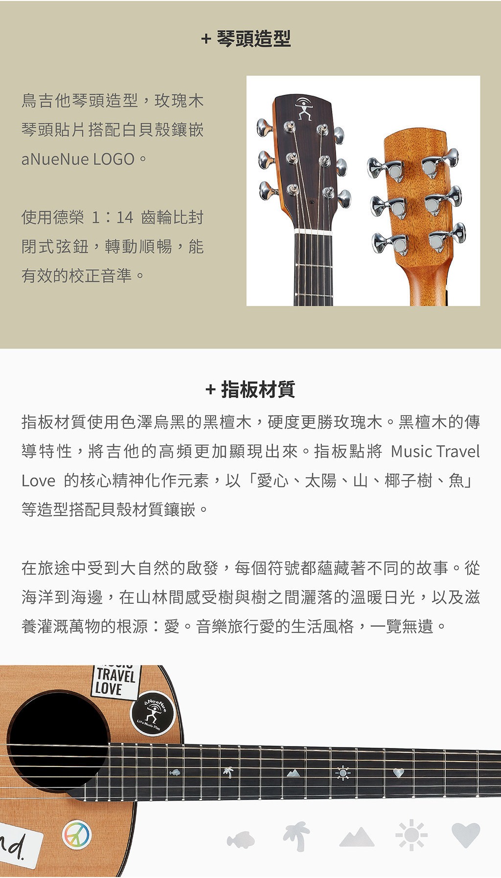 aNueNue MTL系列 MTL-Bob｜41吋吉他 面單板 Music Travel Love 音樂人聯名 | 蝦皮購物