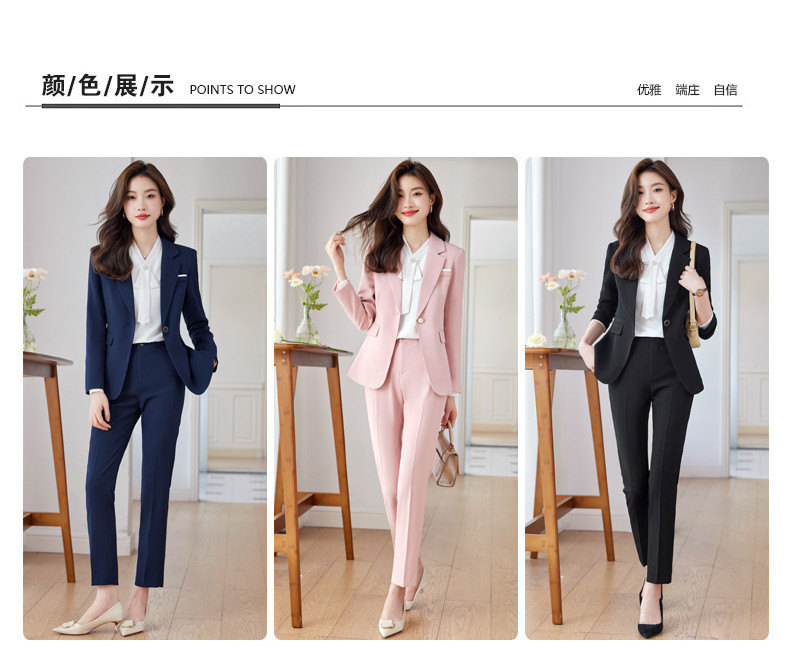 Miguo_職業西裝套裝女 3色 S-4XL 幹練氣質商務正裝 面試西服 工裝酒店工作服 ol裝 大尺碼西裝套裙/褲 | 蝦皮購物