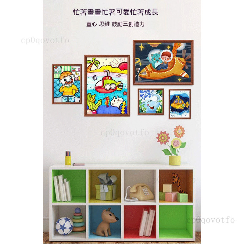 台灣出貨 可開發票 相框掛墻 16寸20寸拚圖框架 4K八8K開a3A4紙素描畵框裝裱兒童畫 北歐相框墻 木掛牆相框 | 蝦皮購物