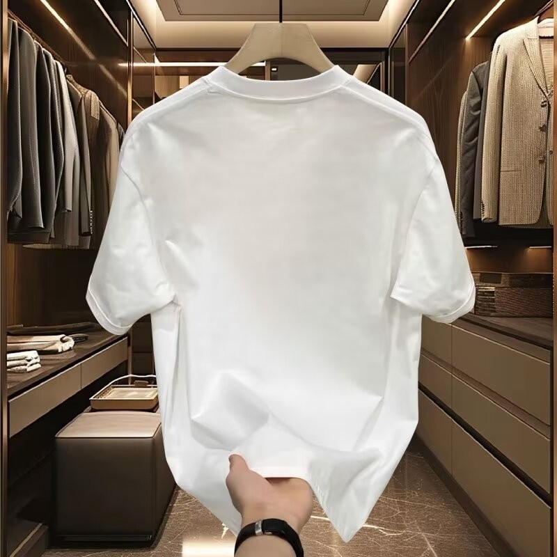 新款上市S-5XL短袖男 新款美式潮牌字母印花短袖 五分袖半袖T恤男款 夏季ins潮牌寬鬆休閒百搭圓領上衣 S692 | 蝦皮購物