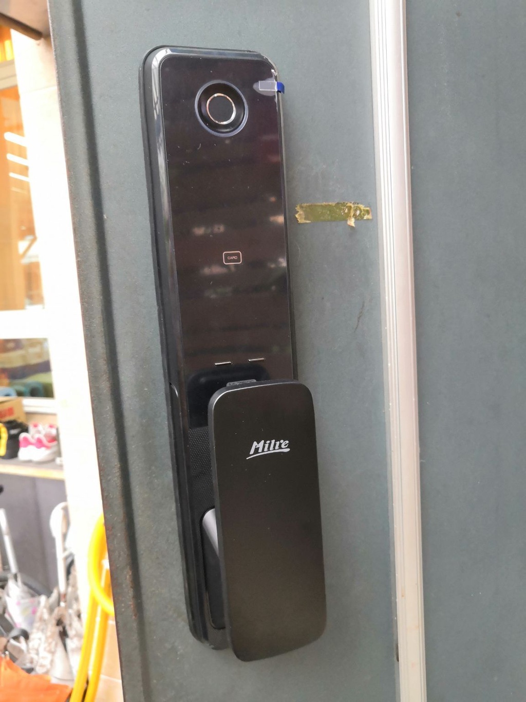 國源電器 - 私訊折最低價 Mlire 美樂 MI-7150 防水推拉指紋電子鎖 智能鎖 全台可安裝保固 | 蝦皮購物