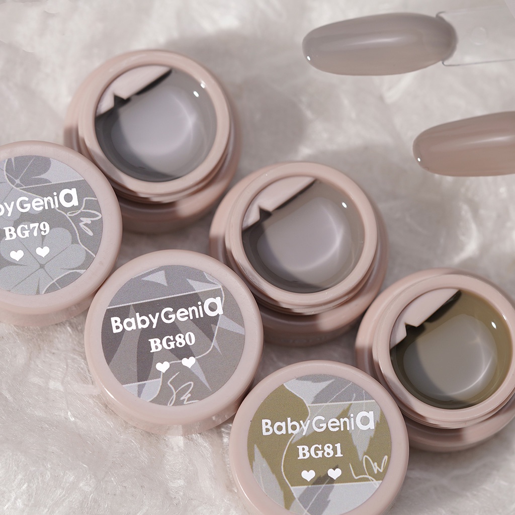 BabyGenia 不知夏系列 (單罐) 美甲罐裝色膠 | 蝦皮購物