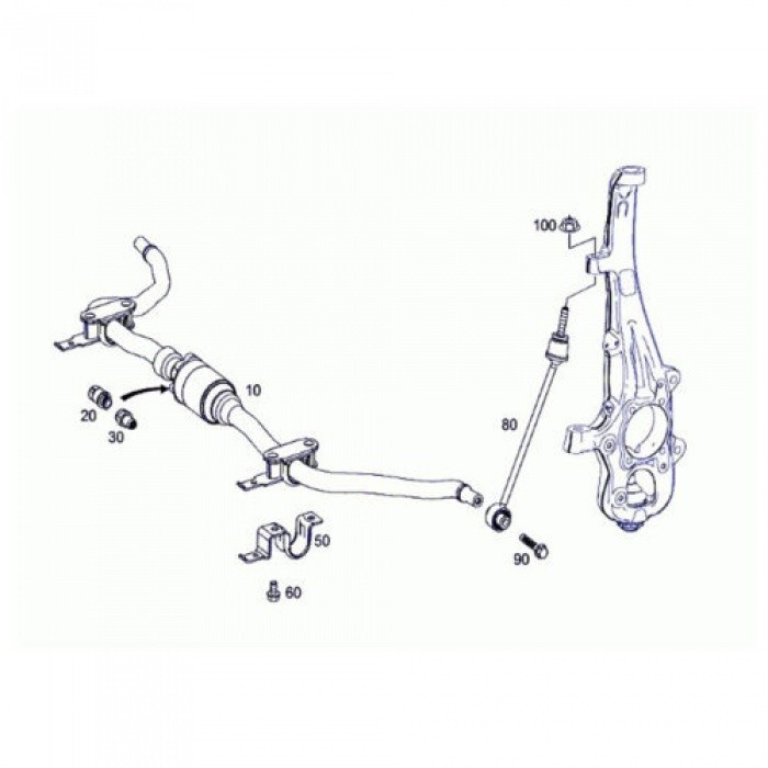 適用BENZ W166 ML GLE 前李仔串 前平衡桿 小拉桿1663200789 1663200889 | 蝦皮購物