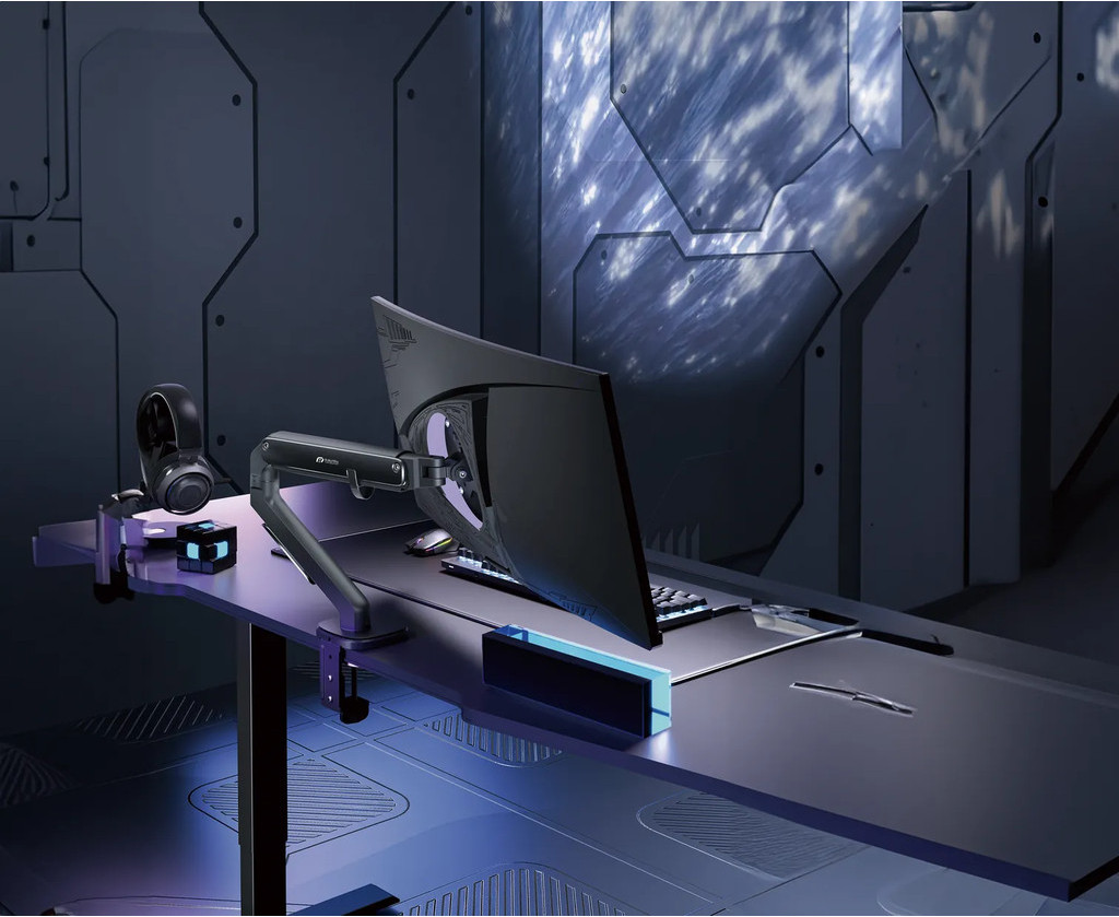 瑞米 Raymii LXT-M1【鋁合金彈簧式螢幕支架】螢幕架/17-32吋/2-9公斤負重/螢幕增高支架/益家科技 | 蝦皮購物