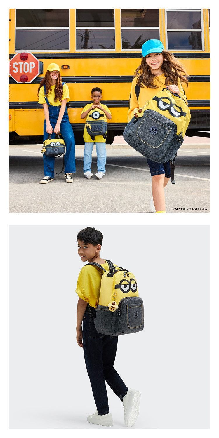 KIPLING x MINIONS『首爾包』小小兵牛仔造型機能手提後背包-SEOUL | 蝦皮購物