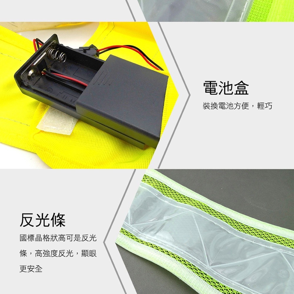 GUYSTOOL 警用交管衣 交管背心 MET-LEDVV 安全服騎行反光衣 V型LED反光背心 交通警示衣 施工反光衣 | 蝦皮購物