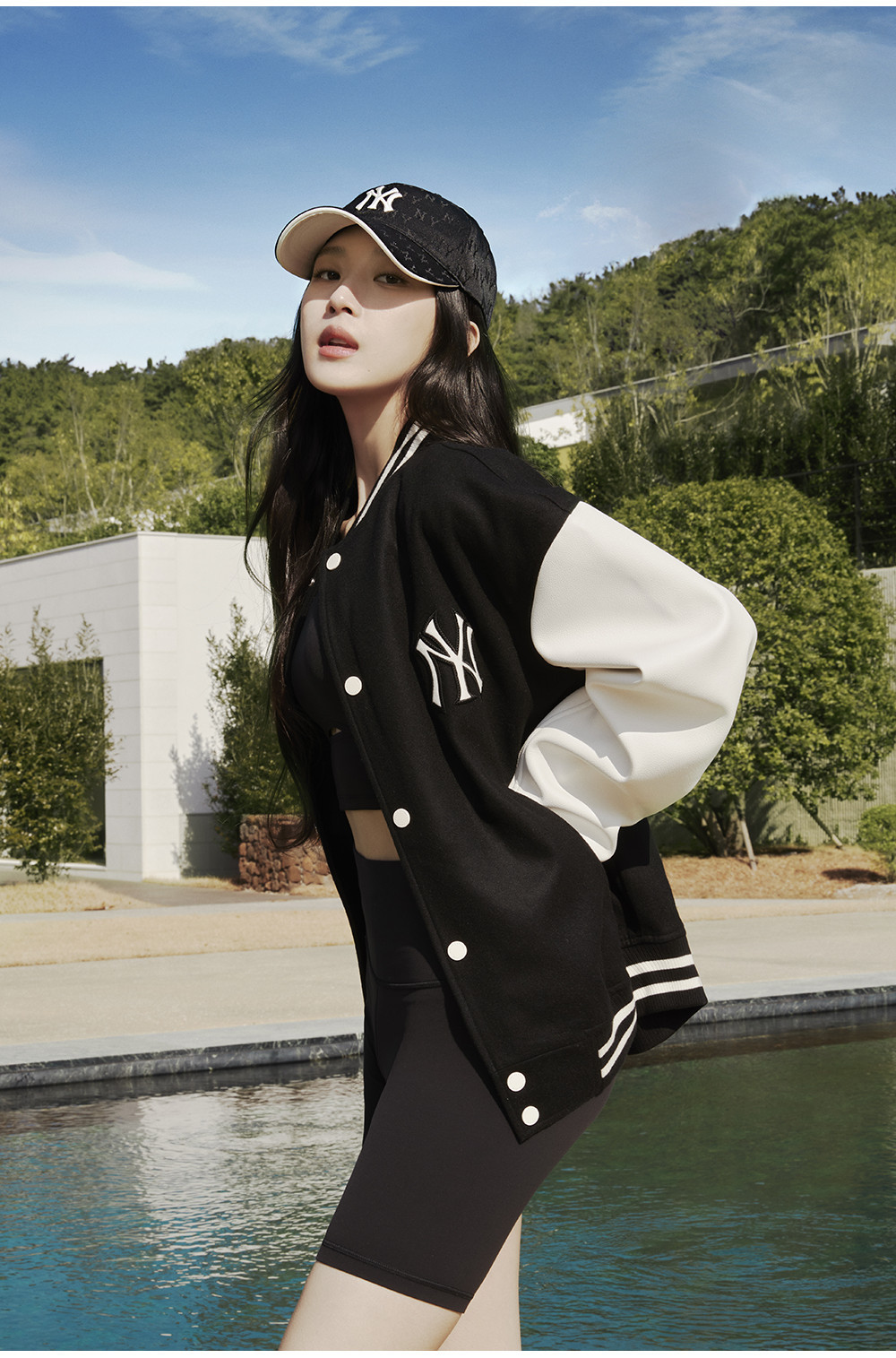 MLB 可調式硬頂涼感棒球帽 MONOGRAM系列 紐約洋基隊 (3ACPM014N-三款任選)【官方旗艦店】 | 蝦皮購物