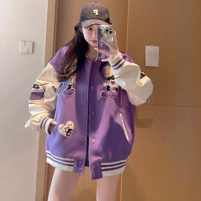 【M-5XL大尺碼】夾剋外套 棒球服 胖mm140-300斤韓版棒球外套春秋季加大碼280斤寬鬆開衫上衣ins潮 | 蝦皮購物