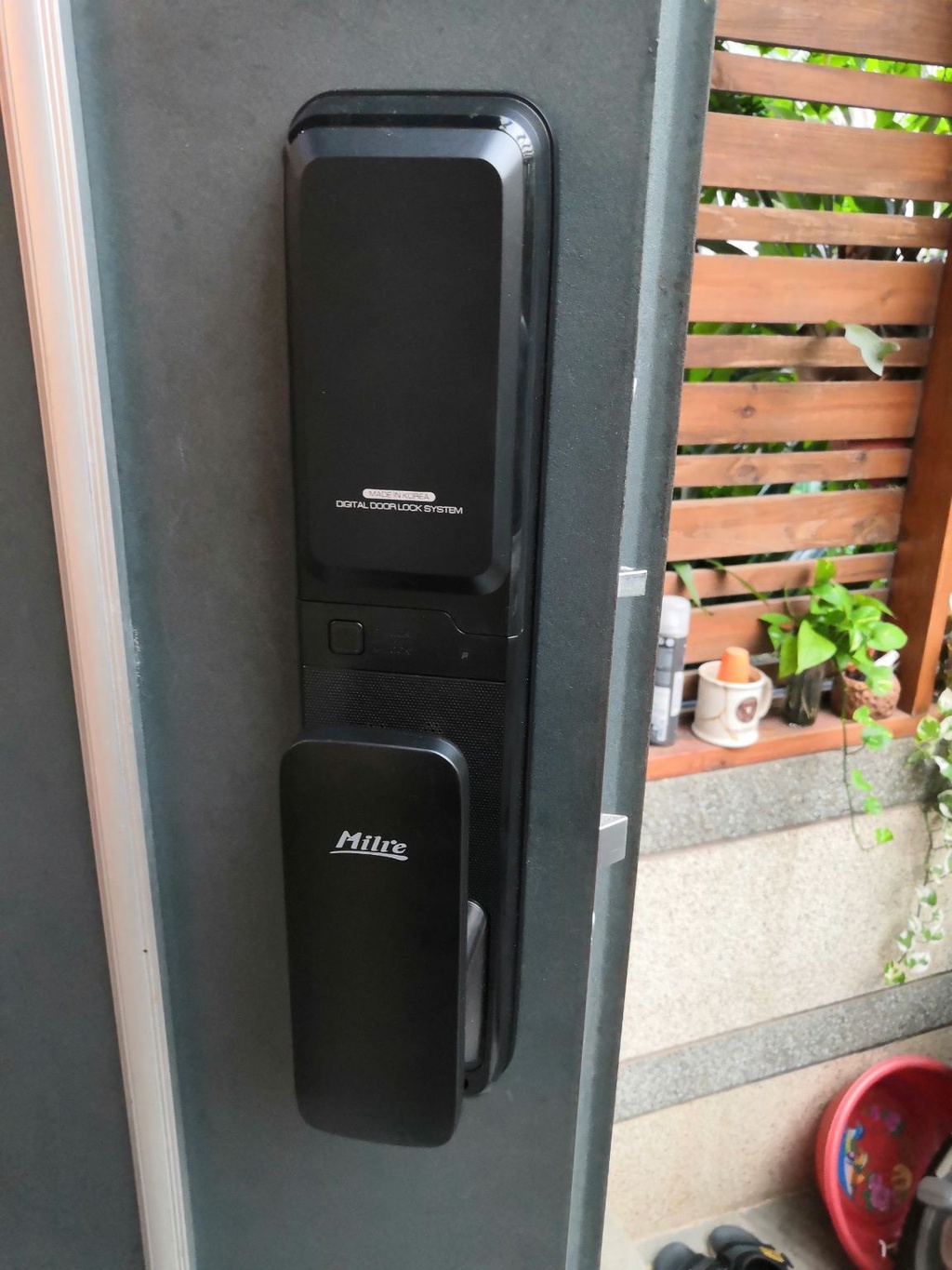 國源電器 - 私訊折最低價 Mlire 美樂 MI-7150 防水推拉指紋電子鎖 智能鎖 全台可安裝保固 | 蝦皮購物