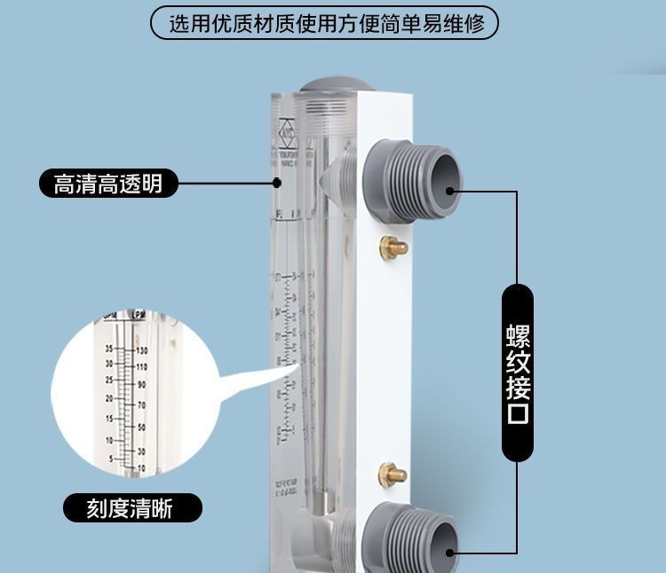 【含稅*附發票】ZYIA金泰 LZM-15Z麵闆式流量計高精度316轉子浮子氣體液體流量計 | 蝦皮購物
