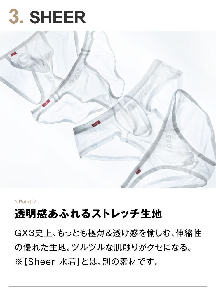 日本 GX3 SHEER 白色透感比基尼三角褲 運動透明內褲 純白裸感 低腰深V比基尼 簡單好看 4入 K1758 | 蝦皮購物