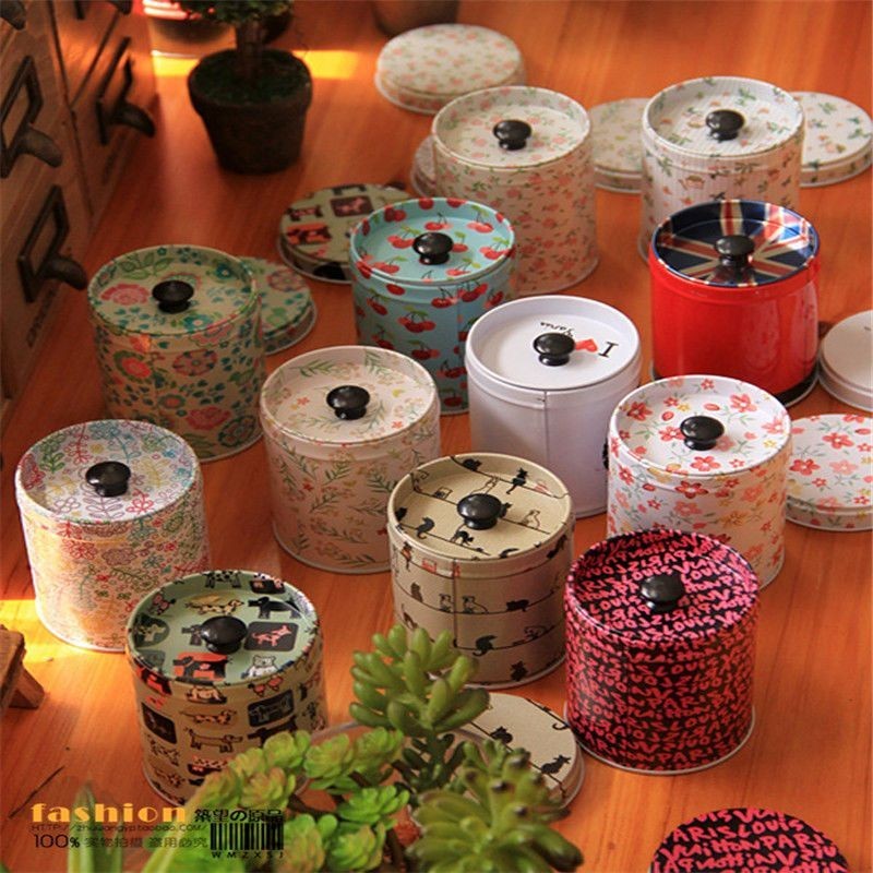 ins小物zakka雜貨密封罐鐵盒 隨身迷你茶葉罐 雙層糖果收納罐牙簽罐 TAIB | 蝦皮購物