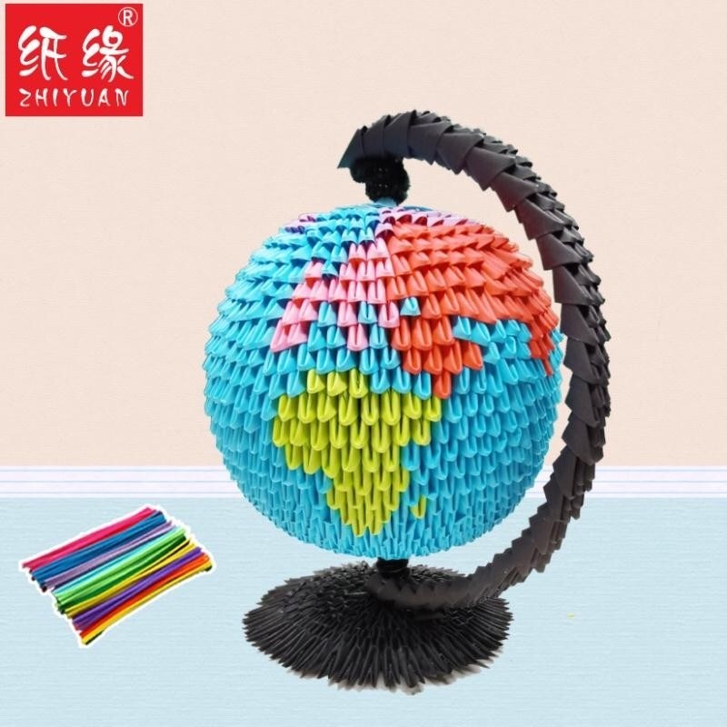 【子悅優選】成品三角插手工iy地球儀材料包3折紙模型 RTHK | 蝦皮購物