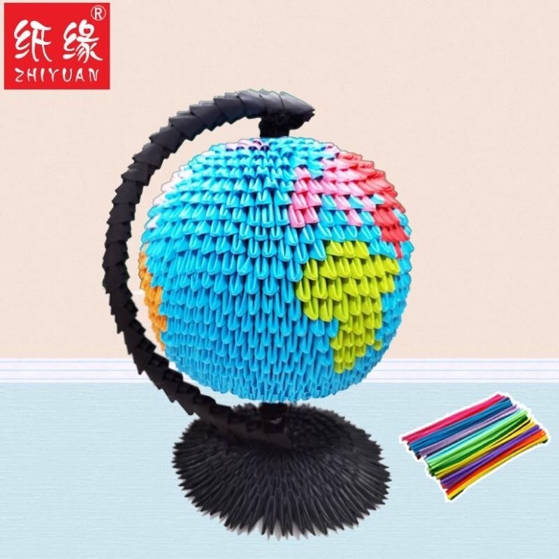 【子悅優選】成品三角插手工iy地球儀材料包3折紙模型 RTHK | 蝦皮購物