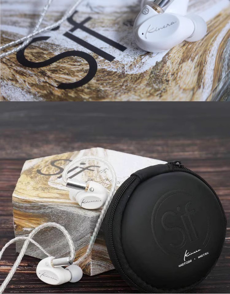 KINERA SIF 三頻均衡動圈監聽有線耳機 入耳式有線耳機 HIFI高音質發燒有線耳返 單圈復閤振膜耳塞 掛耳式耳機 | 蝦皮購物