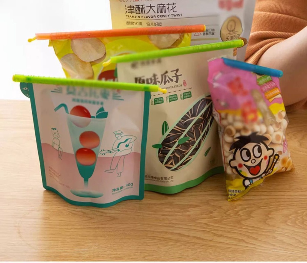 ⚡台灣客製化⚡密封棒可愛食品級封袋夾封口棒塑料袋食物磁吸封口夾子防潮 MYVM | 蝦皮購物