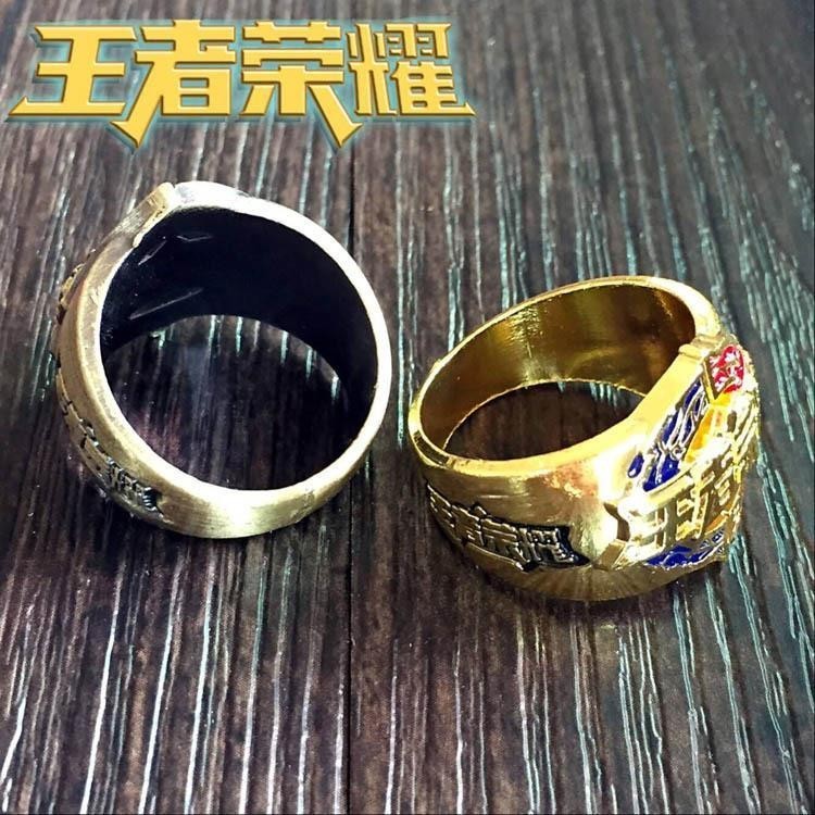新款火爆網遊王者榮耀高檔不銹鋼三色戒指禮品紀念品 MPHA | 蝦皮購物