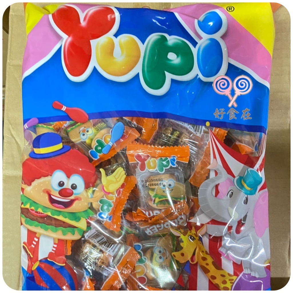 【好食在】 慧鴻 Yupi呦皮漢堡QQ糖果 378g 熱銷商品 漢堡糖 QQ軟糖 Yupi軟糖 糖果 軟糖 漢堡軟糖 | 蝦皮購物