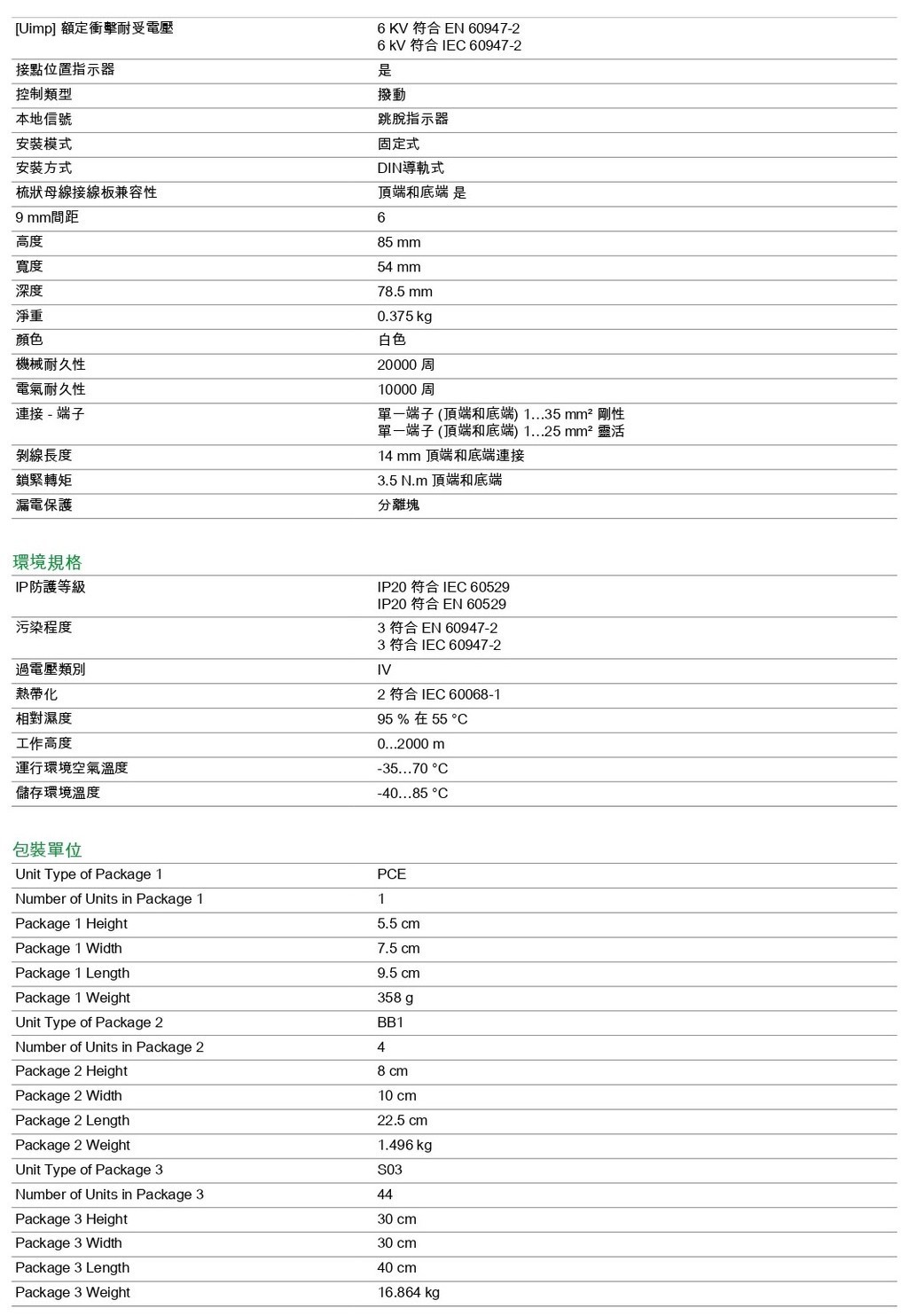 【Schneider Electric施耐德】A9F74332 微型斷路器 Acti9 iC60N 3P 32A C曲線 | 蝦皮購物