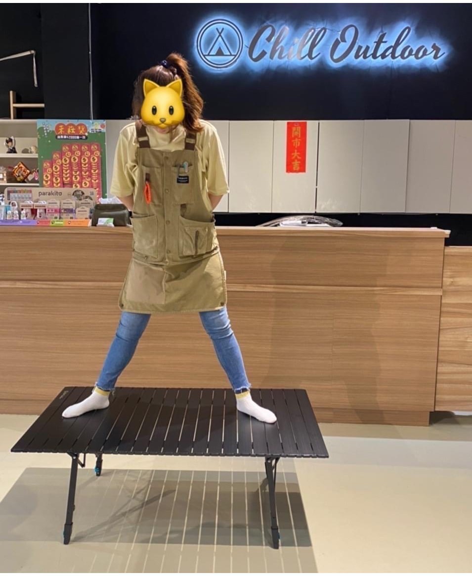 [桃園/新北店面24H出貨] ChillOutdoor鋁合金木紋鋁捲桌 蛋捲桌 鋁合金蛋捲桌 露營桌 露營 IGT蛋捲桌 | 蝦皮購物