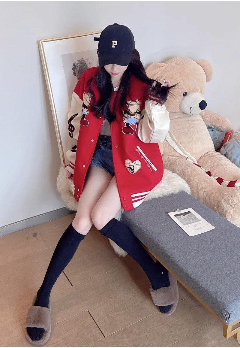 【M-5XL大尺碼】夾剋外套 棒球服 胖mm140-300斤韓版棒球外套春秋季加大碼280斤寬鬆開衫上衣ins潮 | 蝦皮購物