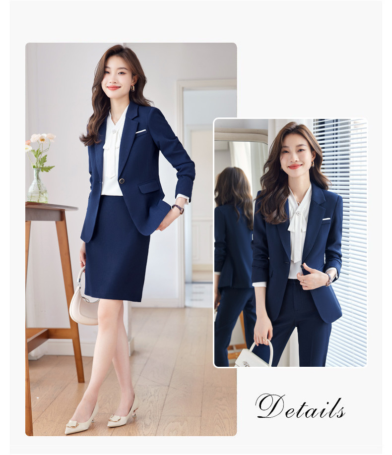 Miguo_職業西裝套裝女 3色 S-4XL 幹練氣質商務正裝 面試西服 工裝酒店工作服 ol裝 大尺碼西裝套裙/褲 | 蝦皮購物
