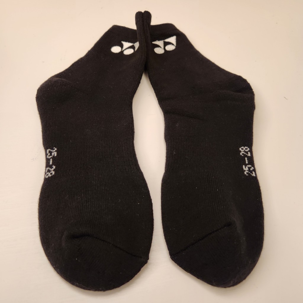 🏸Yonex yy 19022 運動短襪 🇯🇵日版 3D 襪子 加厚毛巾底 羽球襪 全毛圈 中筒棉透氣 日本 黑色 白色 | 蝦皮購物