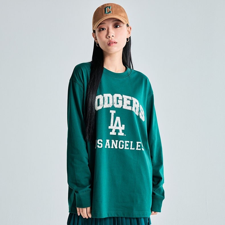 MLB 長袖T恤 Varsity系列 道奇/洋基隊 (3ATSV0134-三色任選)【官方旗艦店】 | 蝦皮購物