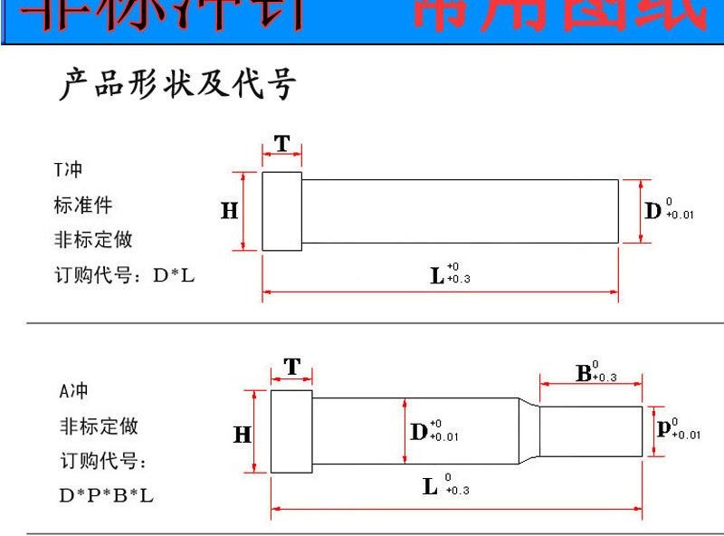 ⚡限時破價⚡模具衝針skd11衝頭衝孔T衝A衝skh51不銹鋼鎢鋼衝針引導衝非標定做 VW0N | 蝦皮購物