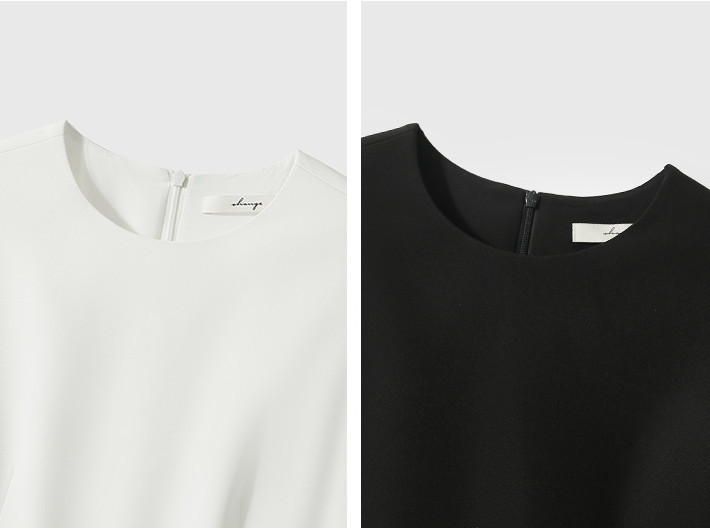 Miguo_笑涵「輕禮服」 訂製立裁圓領無袖修身白色月光長裙 2色 S-2XL 通勤OL洋裝 口袋款_2751 | 蝦皮購物