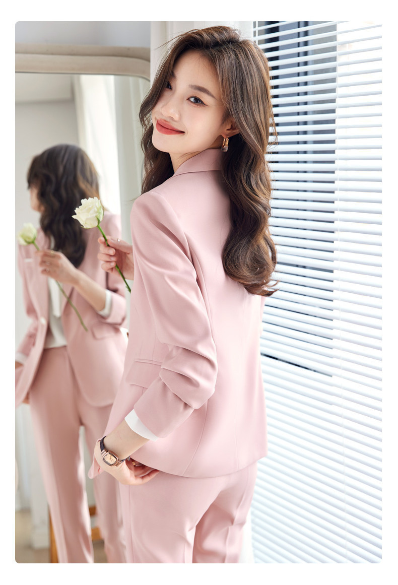 Miguo_職業西裝套裝女 3色 S-4XL 幹練氣質商務正裝 面試西服 工裝酒店工作服 ol裝 大尺碼西裝套裙/褲 | 蝦皮購物