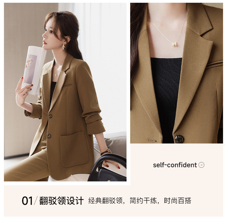 Miguo_高級感黑色西裝套裝女 3色 S-3XL 面試裝 氣質休閒職業OL裝 女生西裝套褲 大尺碼女裝_892 | 蝦皮購物