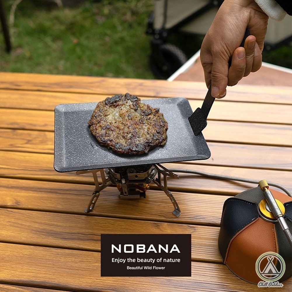 [桃園/新北店面24H出貨]NOBANA小煎盤 麥飯石煎盤 小烤盤 烤盤 麥飯石 煎盤 麥飯石烤盤 質感 野炊 露營美學 | 蝦皮購物