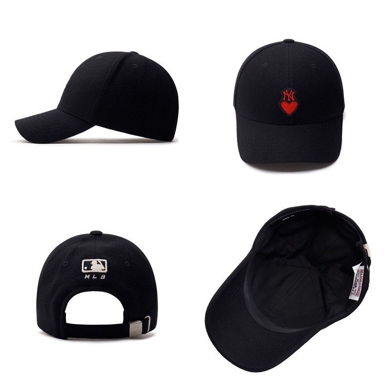 MLB 可調式硬頂羊毛棒球帽 Heart系列 紅襪/洋基隊 (3ACPH0136-三款任選) 【官方旗艦店】 | 蝦皮購物