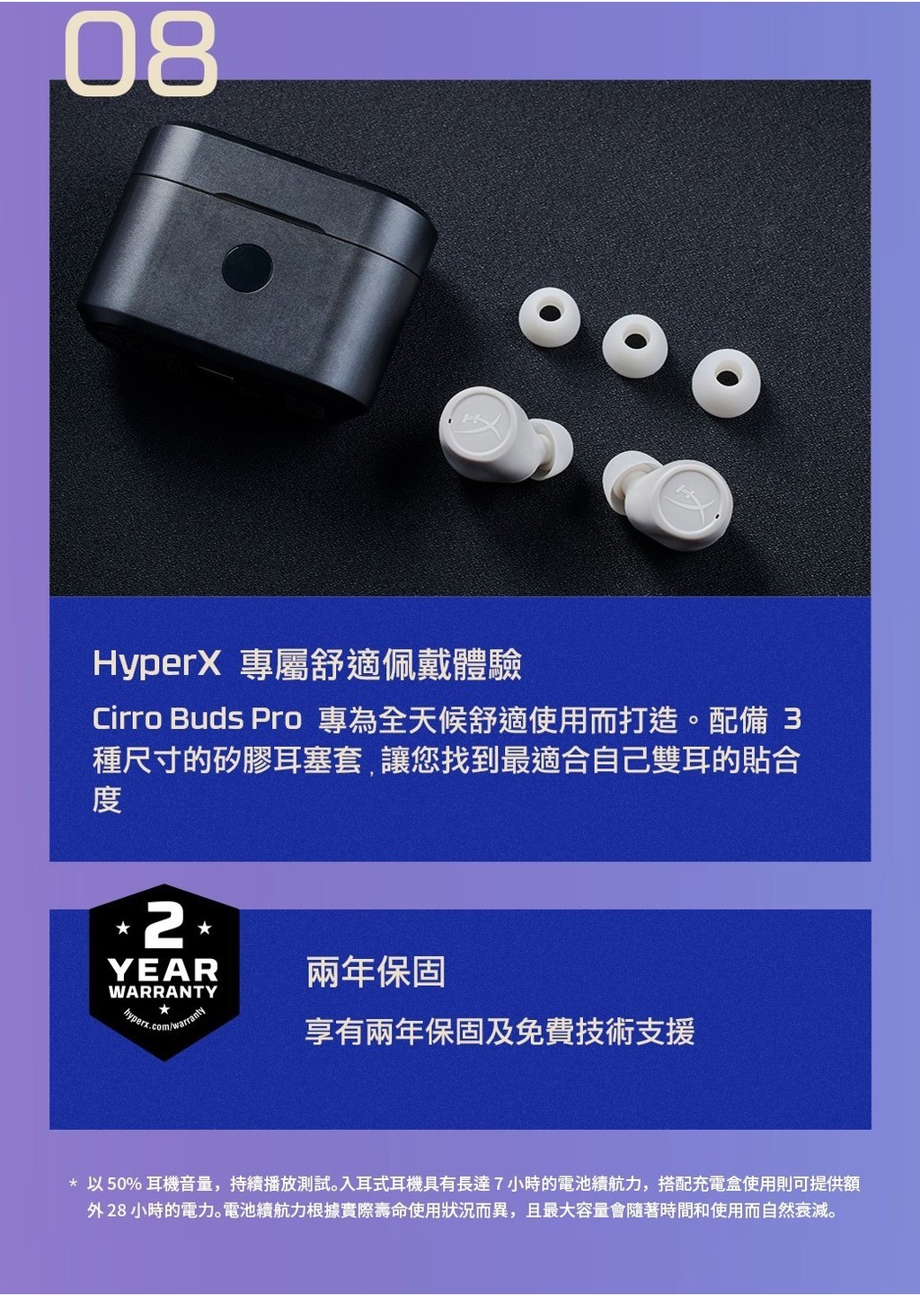HyperX Cirro Buds Pro 真無線入耳式耳機/複合式降噪/IPX4防水/原價屋【滿千折百】 | 蝦皮購物