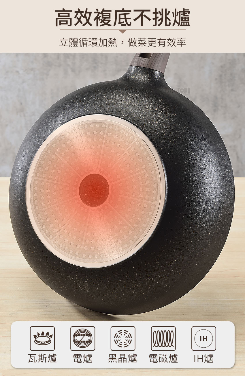【買鍋送環保餐具組】 生活采家 石墨烯不沾炒鍋32cm 深型導熱快 IH爐鍋 瓦斯爐鍋 少油煙不卡鍋 SGS檢驗合格現貨 | 蝦皮購物